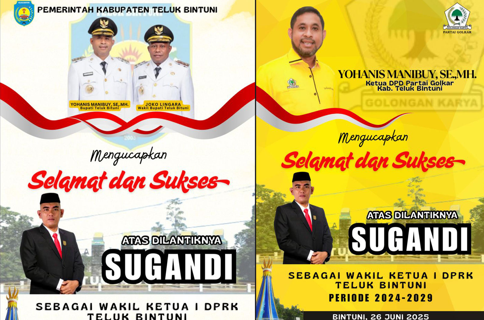 Besok Sugandi Resmi Jabat Wakil Ketua, Sejumlah Menteri Beri Ucapan ...